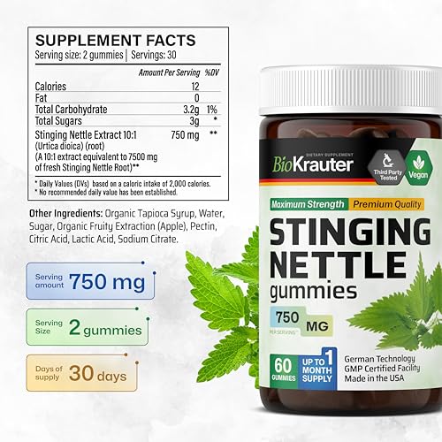 herbal support with nettle extract