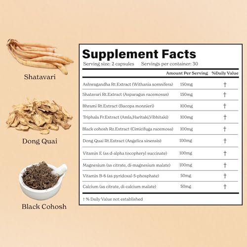 herbal support with shatavari capsules
