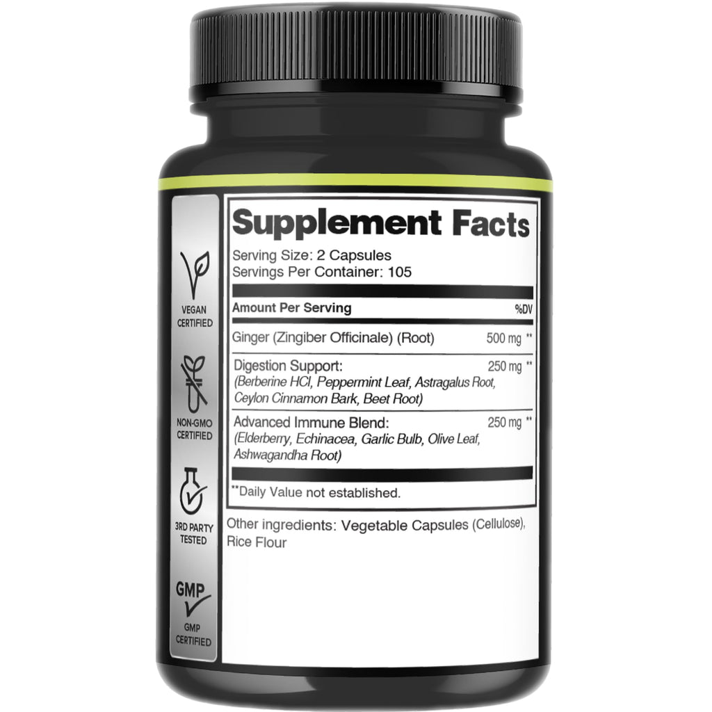 herbal support with WELBUDA ginger