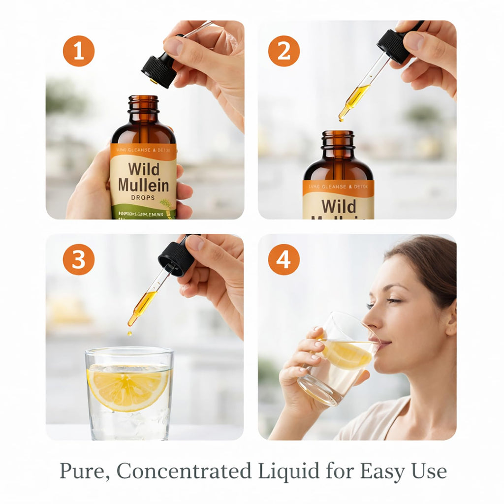 Herbal support with Wild Mullein and ginger