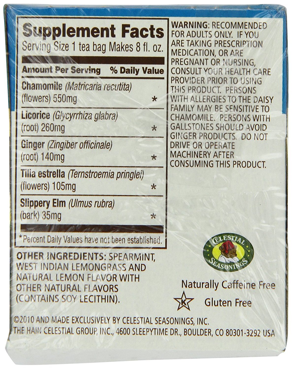 Herbal tea bags for easy brewing