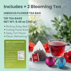 Herbal tea bags for iced tea