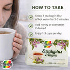 Herbal tea bags for immune support