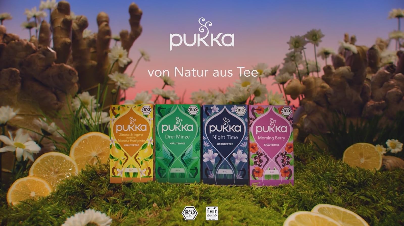Herbal tea bags for peaceful nights
