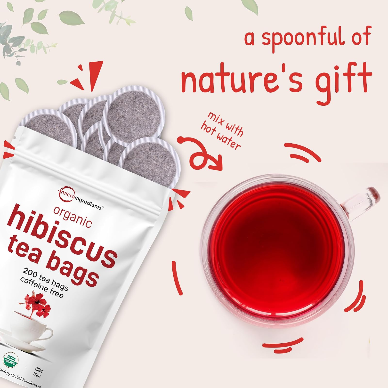 herbal tea bags for refreshing brews