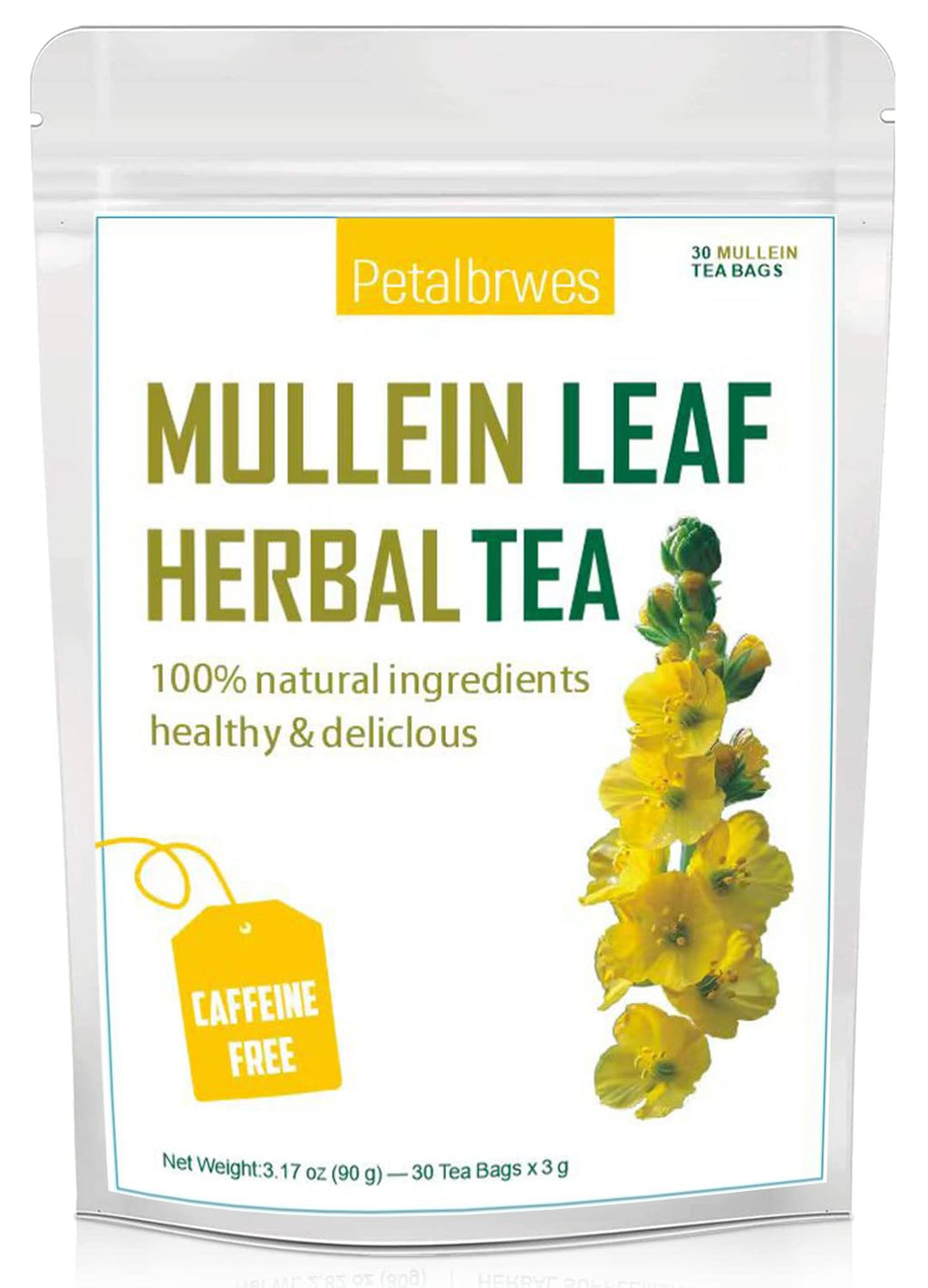 Herbal tea bags for respiratory support