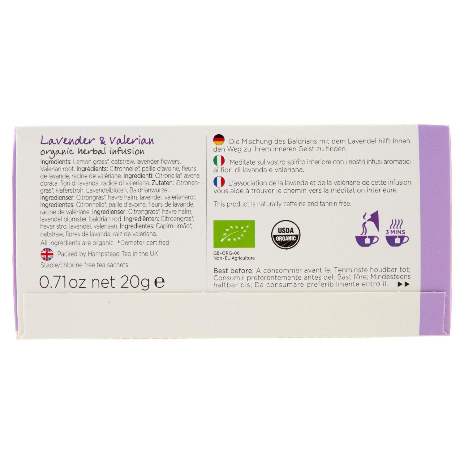 herbal tea bags for restful nights