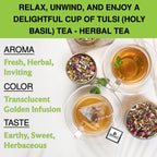 Herbal tea bags for soothing moments