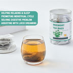 Herbal tea bags for wellness