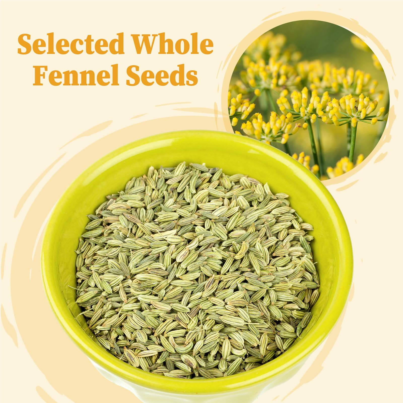 herbal tea bags with fennel flavour