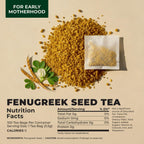 Herbal tea bags with fenugreek benefits