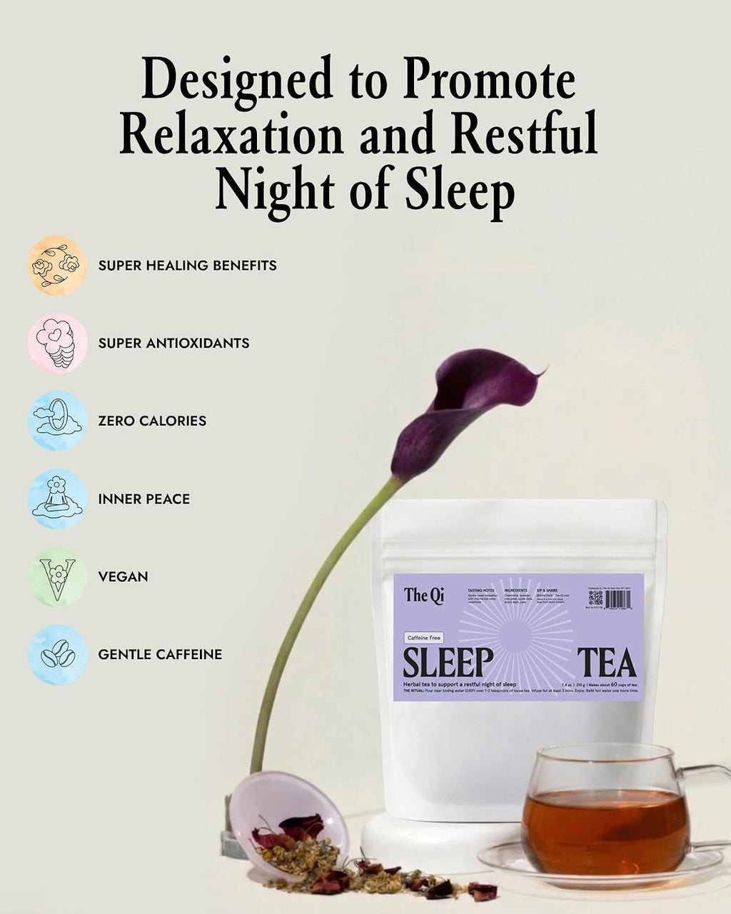 Herbal tea blend for better sleep