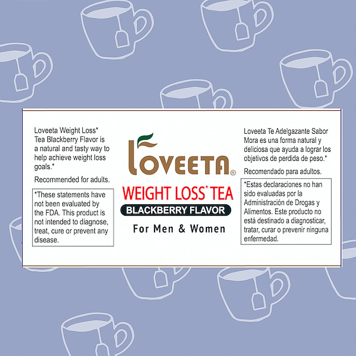 Herbal tea blend for weight management
