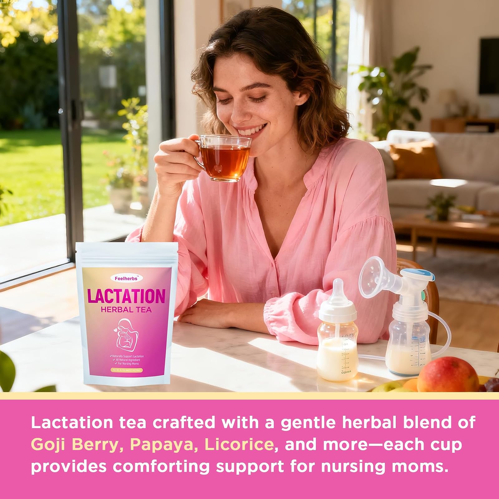 Herbal tea blend to support lactation