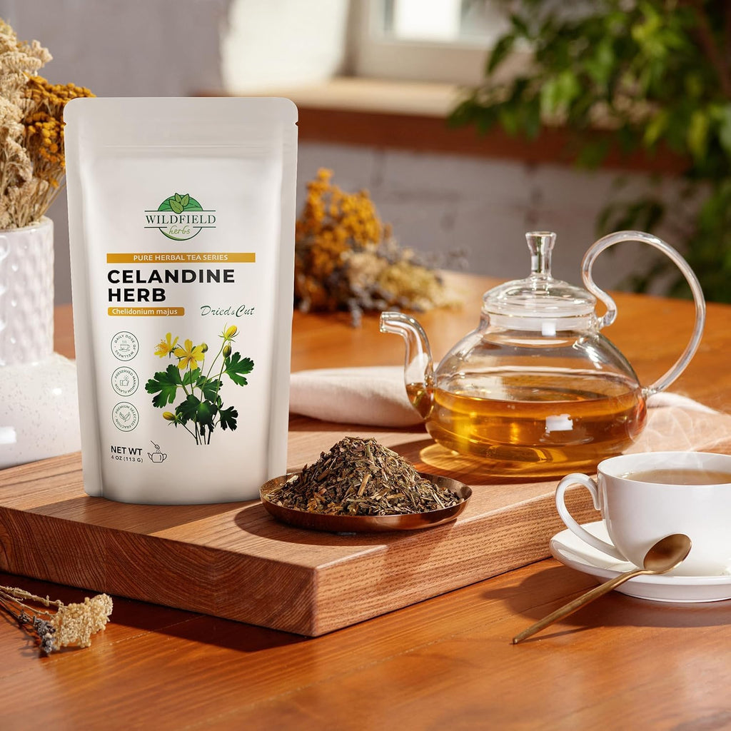 Herbal tea blend with Celandine benefits