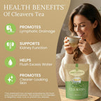 Herbal tea blend with Cleavers