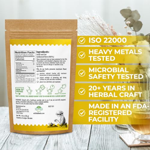 Herbal tea blend with goldenrod benefits