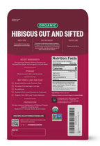 herbal tea blend with hibiscus flowers
