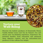 herbal tea blend with honey and vanilla