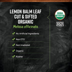 herbal tea blend with lemon balm