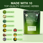 herbal tea blend with lemon balm