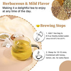 Herbal tea blend with milk thistle