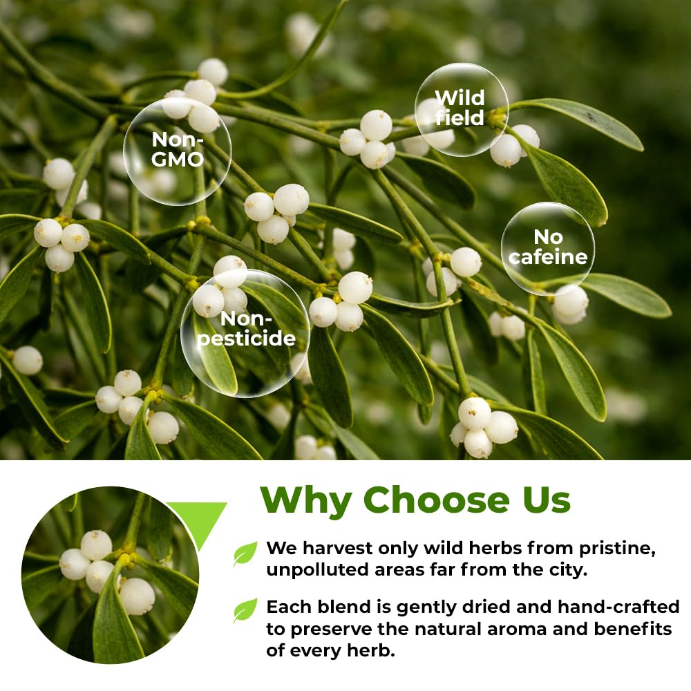 herbal tea blend with mistletoe
