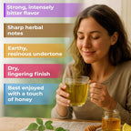 Herbal tea blend with wormwood