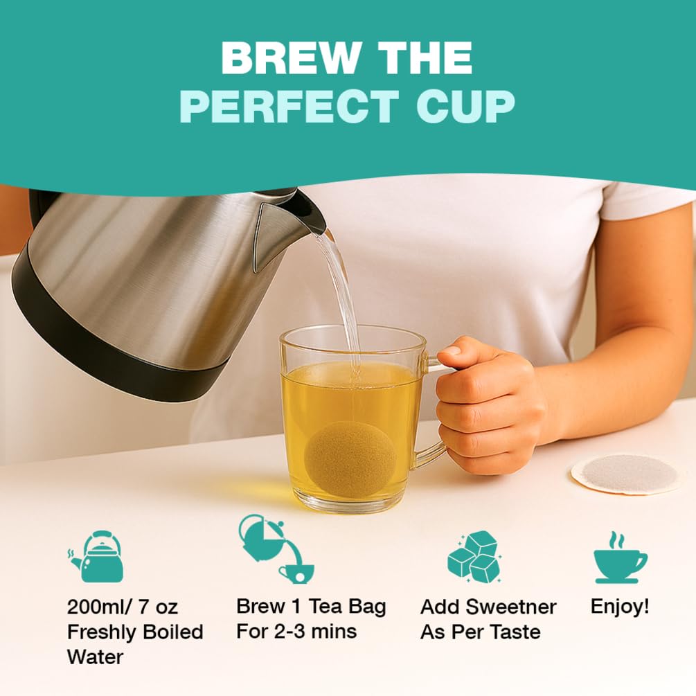Herbal tea for a calming experience