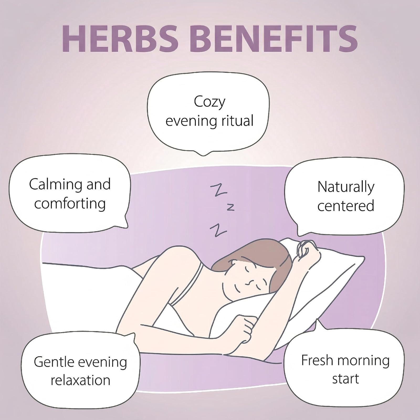 Herbal tea for better sleep