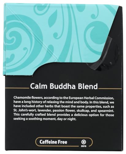 Herbal tea for calming effects