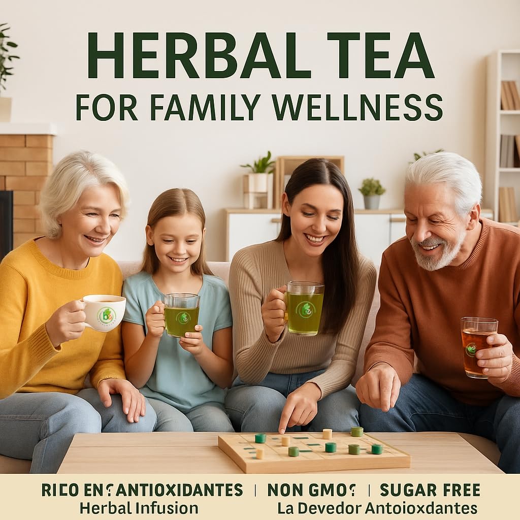 Herbal tea for calming effects