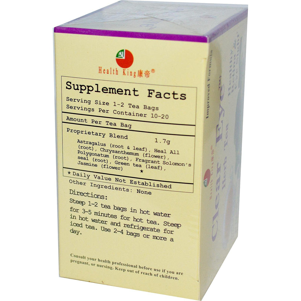 herbal tea for clear vision