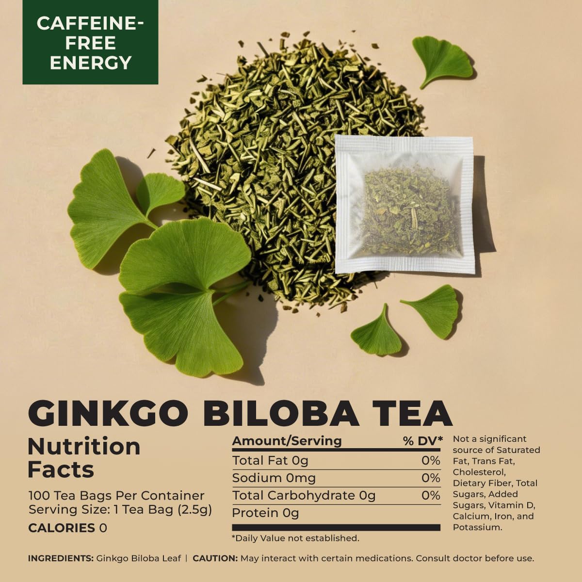 Herbal tea for cognitive support
