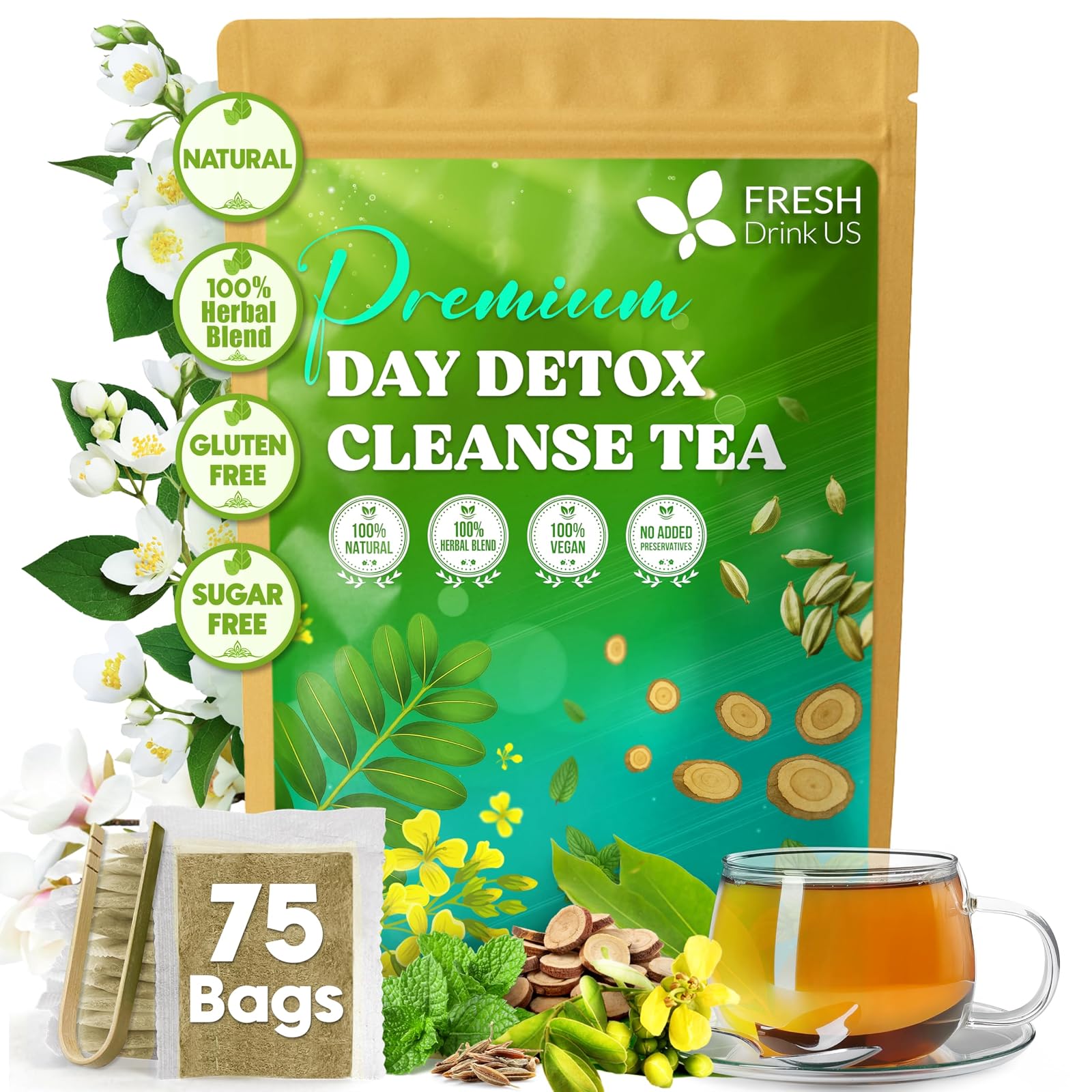 herbal tea for daily detox