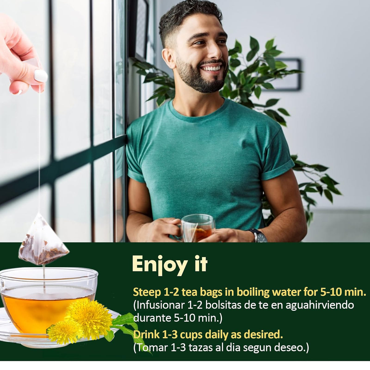 Herbal tea for daily hydration