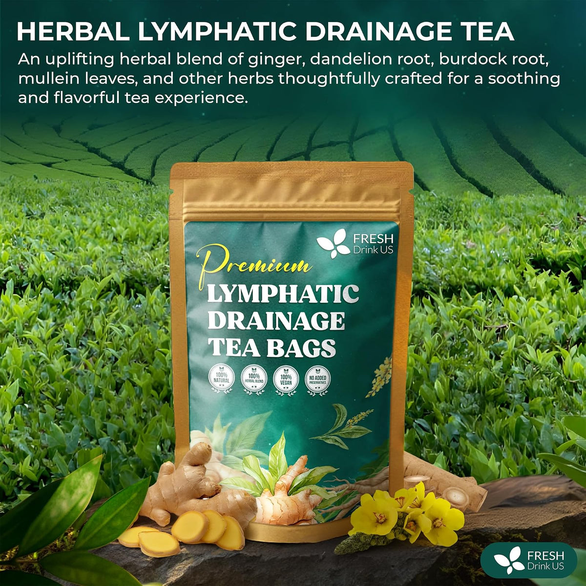 herbal tea for detox and wellness
