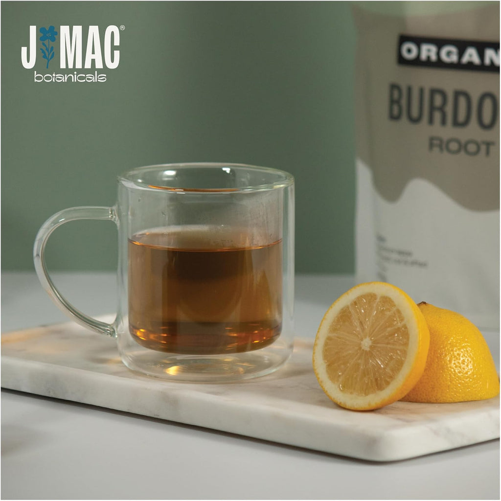 herbal tea for detox with burdock root