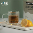 herbal tea for detox with burdock root