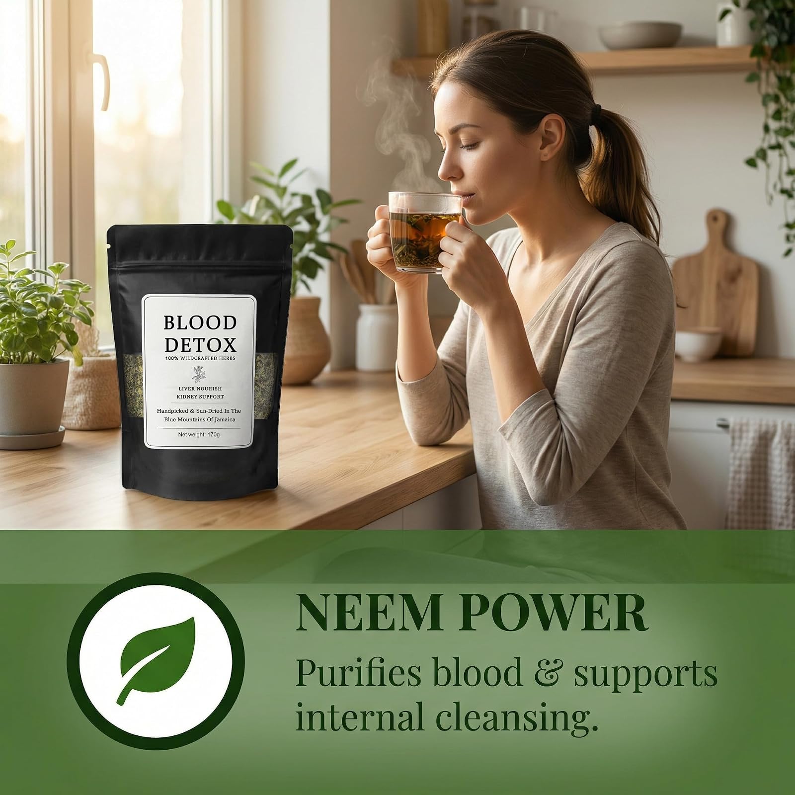 Herbal tea for detoxifying your body