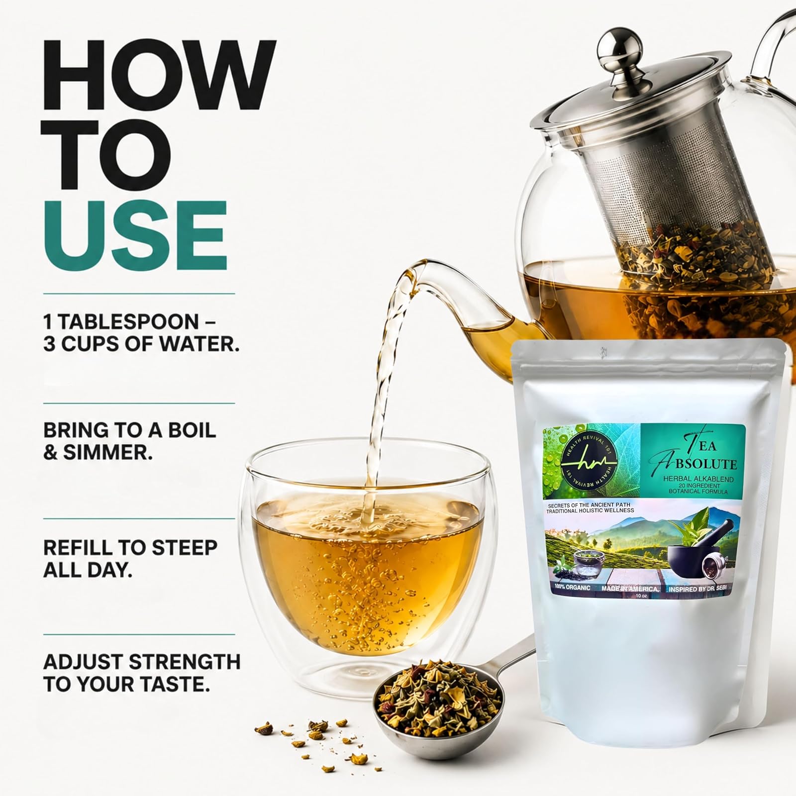 Herbal tea for digestive health