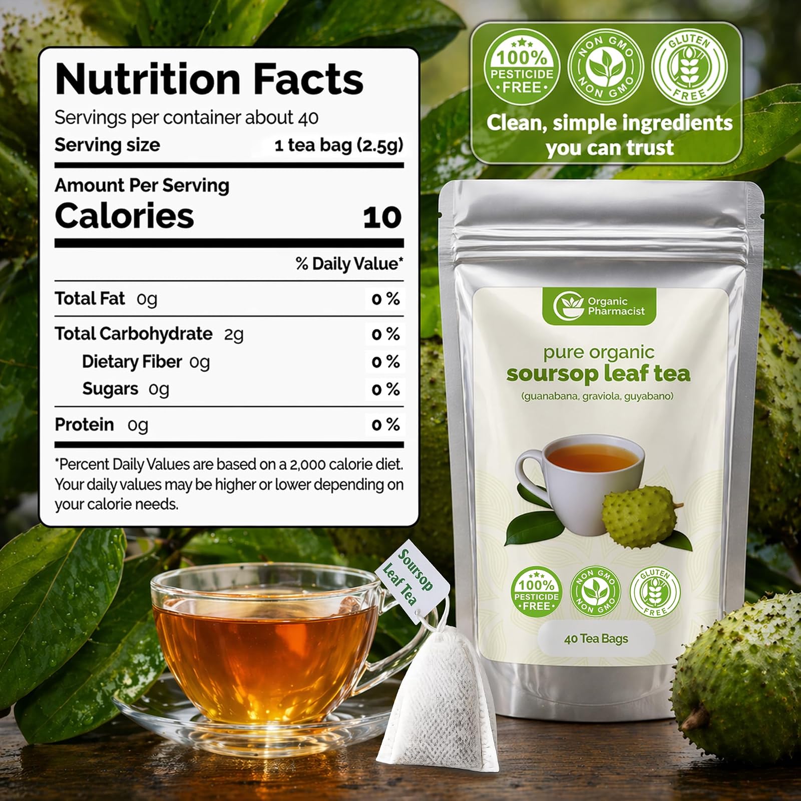 Herbal tea for digestive health