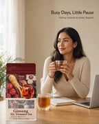 Herbal tea for energy boost