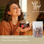 Herbal tea for energy boost