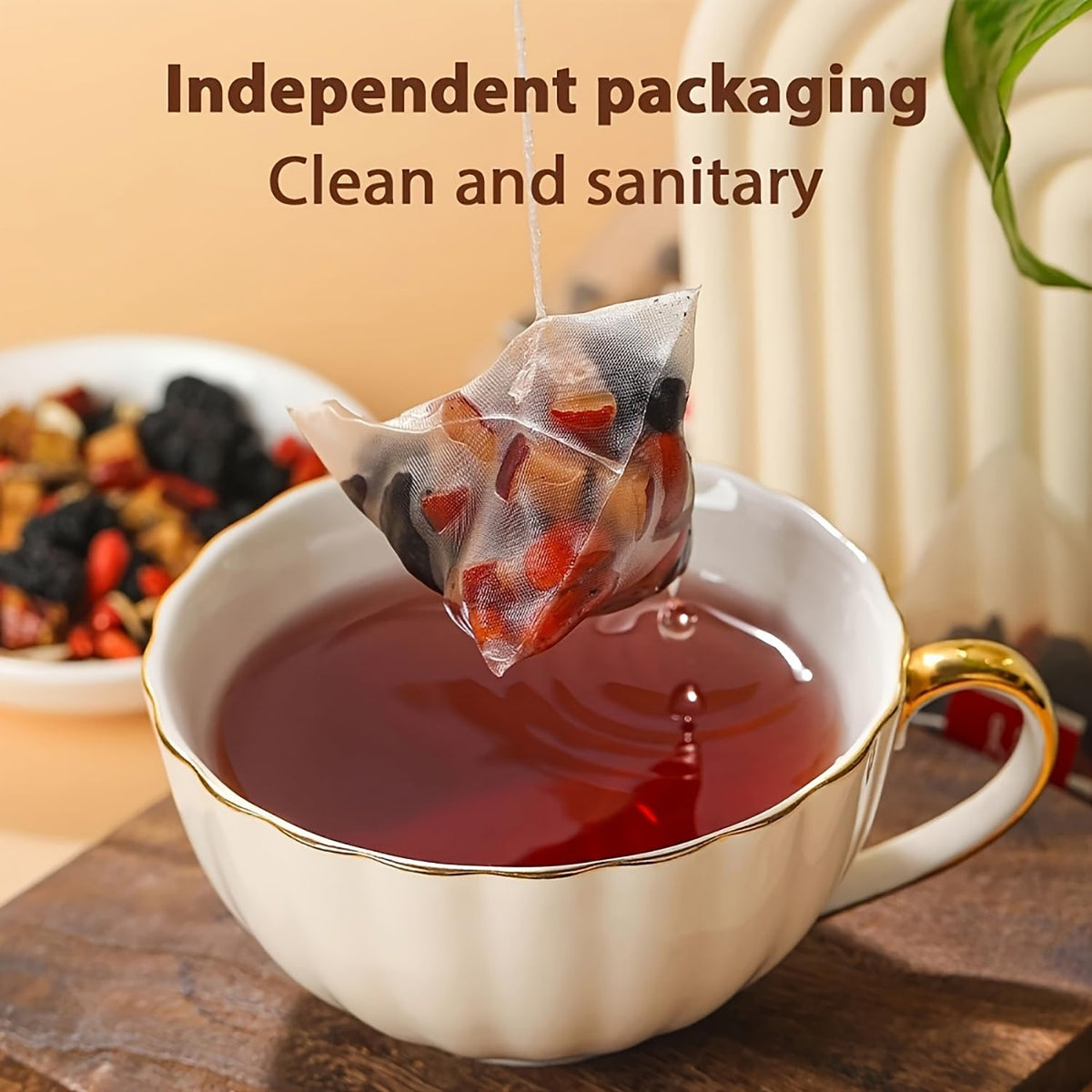 Herbal tea for energy boost