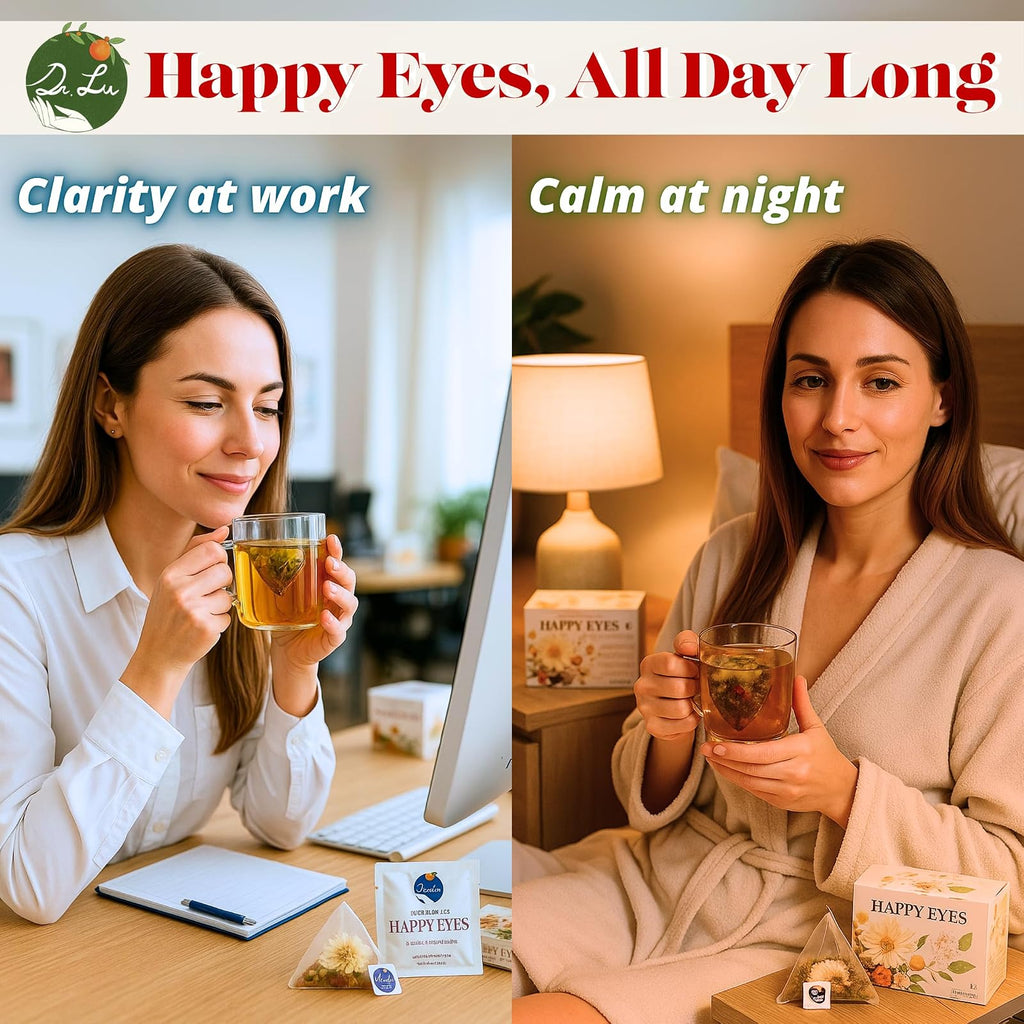herbal tea for happy eyes