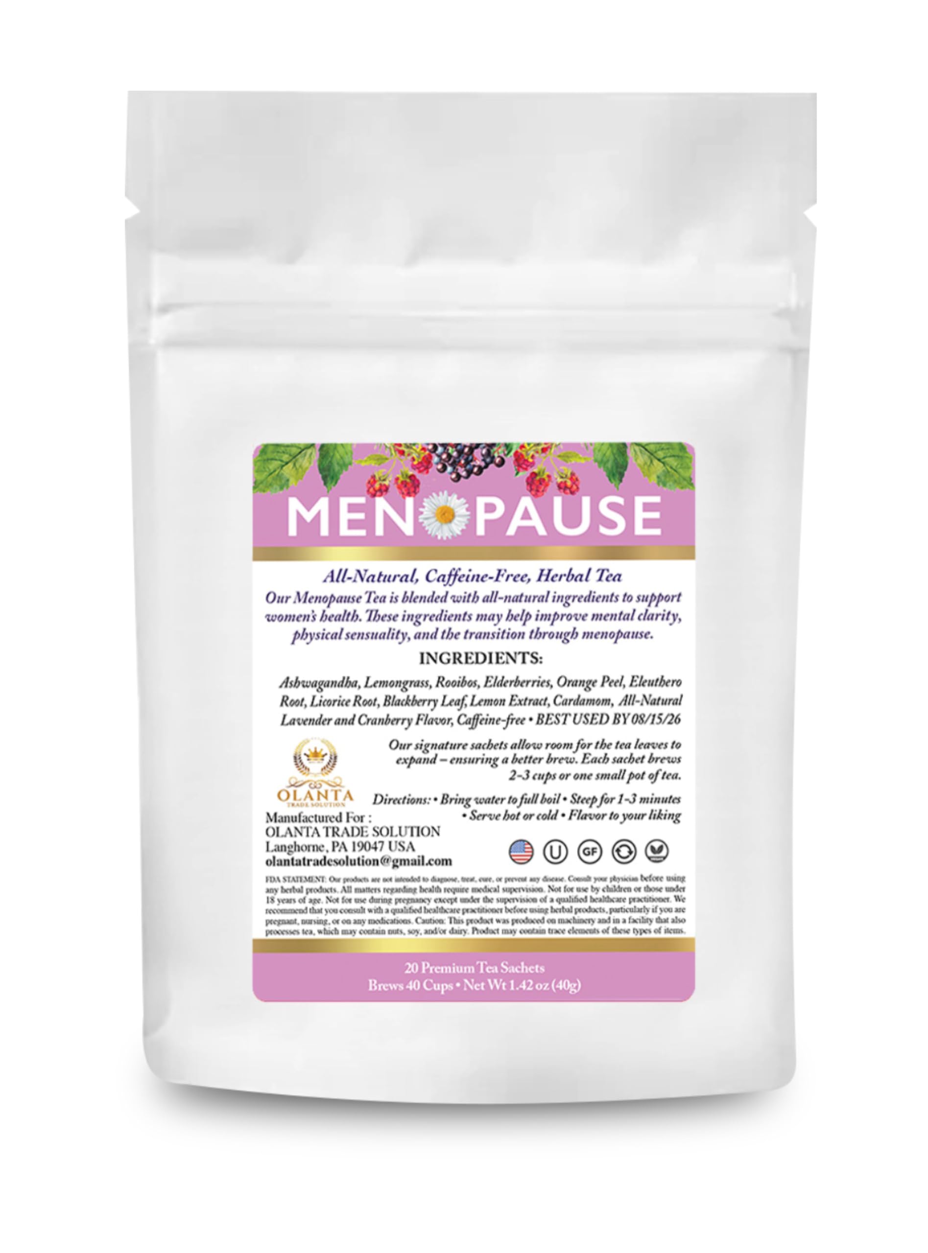 herbal tea for hot flashes