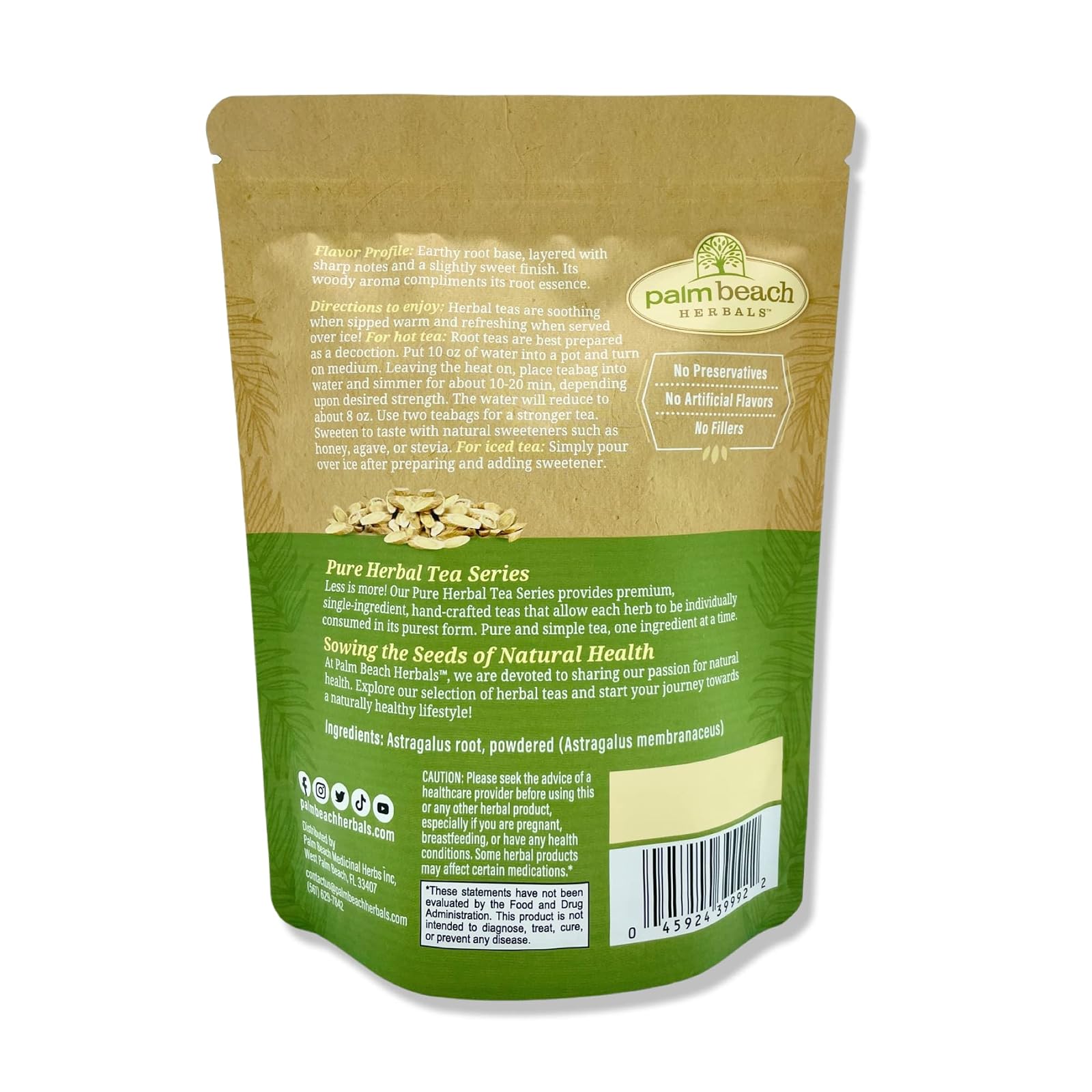 Herbal tea for immune support