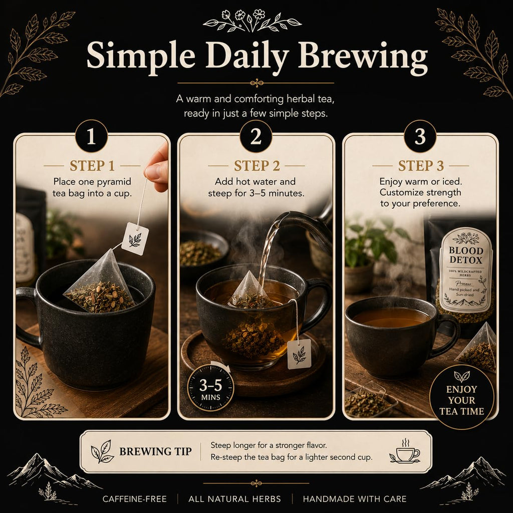 herbal tea for improved circulation