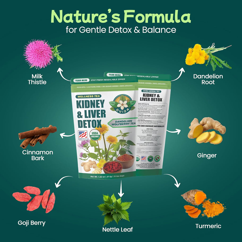 Herbal tea for kidney health